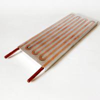 China Aluminum Copper Water Cooling Plate 125x300x15mm Liquid Cold Plate Heatsink for IGBT UPS for sale