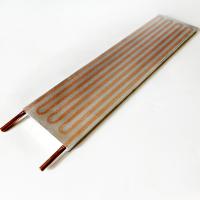 China Aluminum Copper Tube Water Cooled Cold Plate 120x480x12mm for IGBT LED Cooling for sale