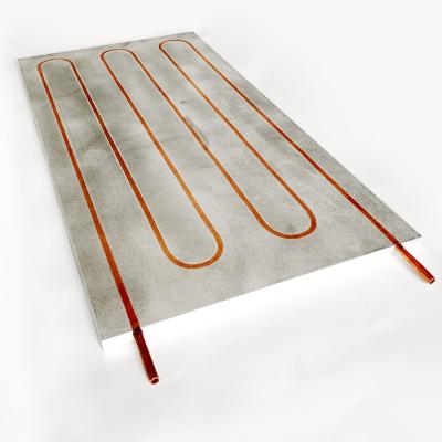 China Embedded Copper Tube Water Cooling Plate 200x15x800mm Aluminum Radiator Heat Sink for sale
