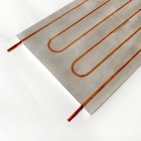 China Embedded Copper Tube Water Cooling Plate 200x15x800mm Aluminum Radiator Heat Sink for sale