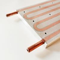 China Rustproof Painting Liquid Cooled Heat Sink , Stable Cold Plate Electronics Cooling for sale