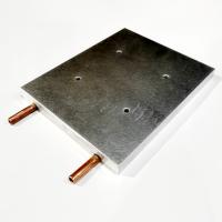 China Embedded Copper Tube Liquid Cooling Plate 120x12x150mm Aluminum Water Heatsink for High Power Devices for sale