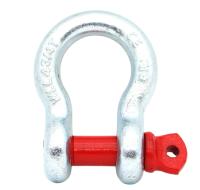 China Custom Forged Screw Pin Bow Shackle Heavy Duty 1-120kg Carbon Steel for sale