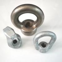 China Anti Corrosion Alloy Steel Forged Lifting Eye Nut Ring 1kg-120kg Custom for sale