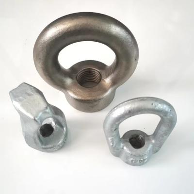 China Anti Corrosion Alloy Steel Forged Lifting Eye Nut Ring 1kg-120kg Custom for sale