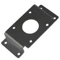 China Custom Precision Metal Stamping Parts Zinc Plating Bending 0.5mm Steel Brackets Clips Housings for sale
