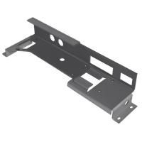 China Custom Precision Metal Stamping Parts Zinc Plating Bending 0.5mm Steel Brackets Clips Housings for sale