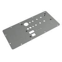 China Custom Precision Metal Stamping Parts Zinc Plating Bending 0.5mm Steel Brackets Clips Housings for sale