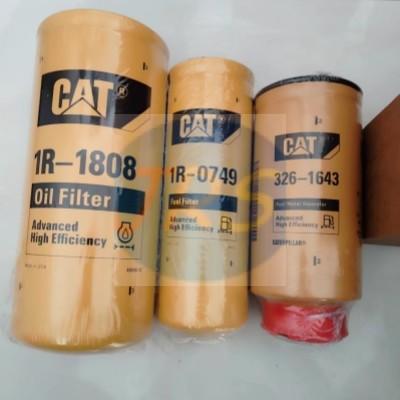 China Excavator Engine Parts Oil Fuel Filter 1R1808 1R-1808 for sale