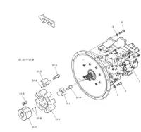 China DOOSAN/DEVELON 400914-00816B Main Hydraulic Pump for DX220AF-7M DX225LCA-7M / DX200A-7M for sale