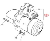 China Doosan DX140 DX200 DX225 DL200W Excavator Original Starter Parts 300516-00041B Starter for sale