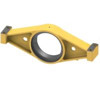 China Long trunnion front support 129-5398 for loader CAT 966H for sale