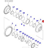 China Construction Machinery Parts Bulldozer Spare Parts KOMATSU Parts D375A Final drive Hub 195-27-34111 for sale