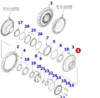 China Construction Machinery Parts Bulldozer Spare Parts Hub 195-27-34111 for Komatsu D375A-3 D375A-5 D375A-6 for sale