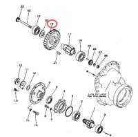 China Bulldozer Spare Parts Final Drive Teeth Gear 131-27-61310 for KOMATSU D50A D50P D53A D53P for sale