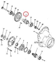 China Bulldozer Spare Parts Final Drive Teeth Pinion 131-27-61410 for KOMATSU D50A D50P D53A D53P for sale
