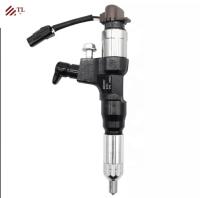 China Retail YU'AN SK200-8 SK260-8 Excavator Parts 23670-E0050 095000-6353 For Hino Diesel Engine J05E Fuel Injector for sale