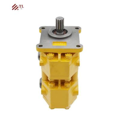 China Shantui Bulldozer Spare Part SD16 Double Gear Pump 16T-70-10000 for Crawler Excavator for sale