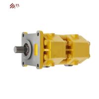 China Shantui Bulldozer Spare Part SD16 Double Gear Pump 16T-70-10000 for Crawler Excavator for sale