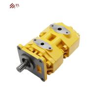 China Shantui Bulldozer Spare Part SD16 Double Gear Pump 16T-70-10000 for Crawler Excavator for sale