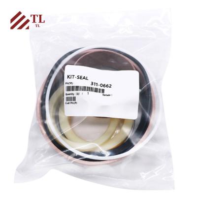 China Hydraulic Cylinder SEAL KIT 311-0662  Parts Excavator Boom/Arm Cylinder Seal Kit on sale for sale