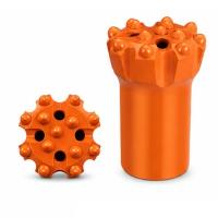 China Trapezoidal Standard Thread Button Bits Alloy Steel Body For Rock Drilling for sale