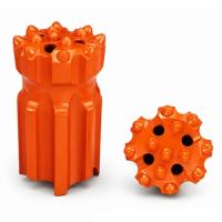 China Tungsten Carbide Buttons Retrac Thread Button Bits 35deg Gauge Button Angle for sale