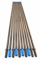 China Shank End Mining Drill Rods Wear Resistant For Rock Drilling for sale