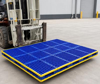 China Custom Modular Plastic Pallets Interlocking For Forklift Handling for sale