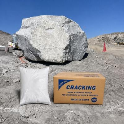China HSCA-1 Hot Weather Expansive Mortar Stone Soundless Cracking Agent for Rock Quarrying Concrete Demolition 25-40 C for sale