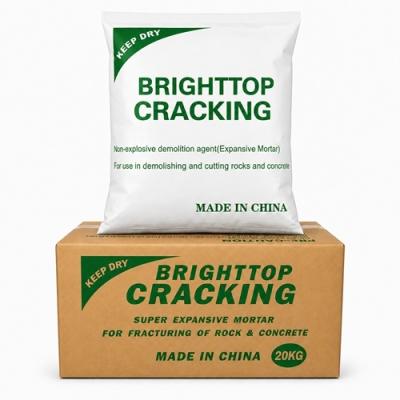 China Brighttop Expansive Demolition Grout for Rock Concrete Breaking Quarrying for sale