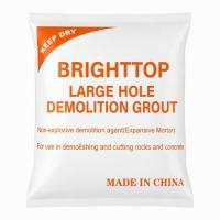 China Large Hole Expansive Demolition Grout for 70-140mm Rock Concrete Splitting Quarrying Mining for sale