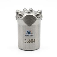 China 36mm Tapered Button Bit Small Hole Rock Drilling Mining Tool for Quarrying Tunneling Construction for sale