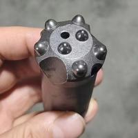 China 32mm Tapered Button Bit Alloy Steel Carbide Insert for Mining Quarrying Rock Drilling for sale