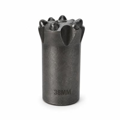 China 38mm Tapered Button Drill Bit Tungsten Carbide Rock Drilling Tool for Quarrying Mining Tunneling Construction for sale
