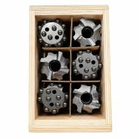 China Tungsten Carbide Threaded Rock Bit R25 75mm Retrac Button Bit for Quarrying Mining Tunneling for sale