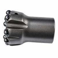 China R25 75mm Threaded Button Bit Dome Tungsten Carbide Reaming Hard Rock Drilling Tool for sale