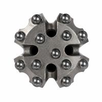 China T38 89mm Flat Face Button Bit Dome Tungsten Carbide Bench Drilling Rock Tool for sale