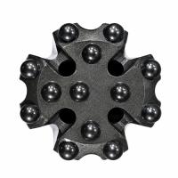 China T45 89mm Dome Spheric Button Threaded Drill Bit Tungsten Carbide Rock Drilling Tool for sale