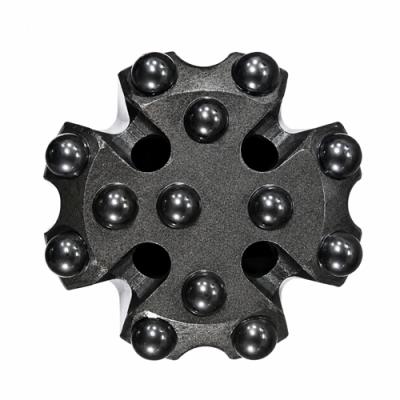 China T45 89mm Dome Spheric Button Threaded Drill Bit Tungsten Carbide Rock Drilling Tool for sale