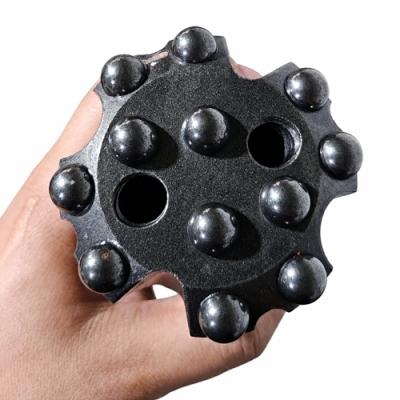China T38 76mm Flat Face Normal Body Dome Button Drill Bit Tungsten Carbide Rock Drilling for sale