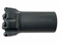 China T38 76mm Flat Face Normal Body Dome Button Drill Bit Tungsten Carbide Rock Drilling for sale
