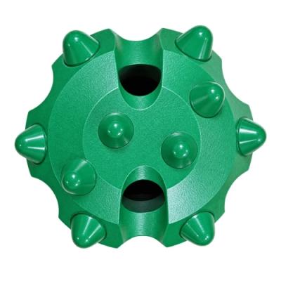 China CIR90A 95mm Convex Face Ballistic Button DTH Drill Bit 6x14mm 4x12mm 2x10mm for Rock Drilling for sale