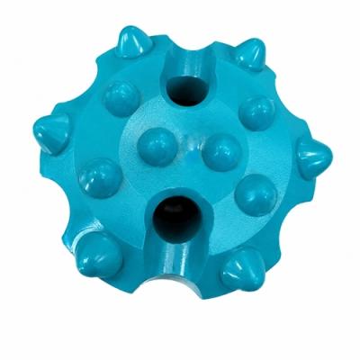 China CIR90A-95CC 95mm Concave Face Ballistic Button DTH Drill Bit 6x14mm 6x12mm for Rock Drilling for sale