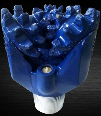 China Steel Tooth Tricone Bit IADC116/117 Soft Shale Clay Salt Rock Drilling WOB 0.35-0.9 KN/mm for sale