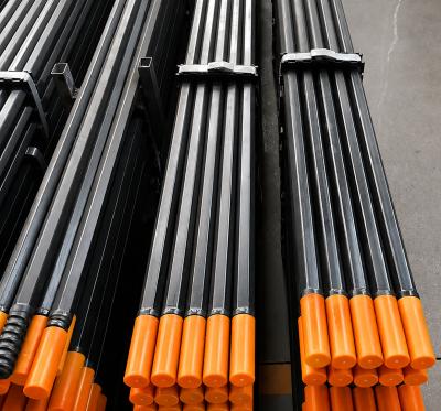 China Threaded Rock Drill Rod R22 R28 R32 T38 T45 T51 Hex Round Mining Quarrying Drilling for sale