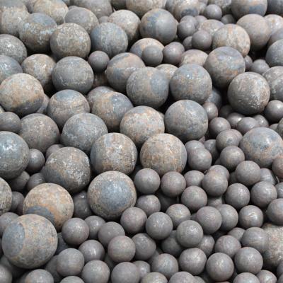 China Forged 1 Inch 1.5 Inch Steel Ball High Manganese For Cement Plant for sale