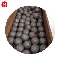 China Dia 125mm Steel Forged Balls Low Breakage Rate Steel Grinding Media For Semi Autogenous Mill for sale