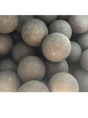 China 60mm 50mm Grinding Steel Ball 5 Inch For Copper Mine Material for sale