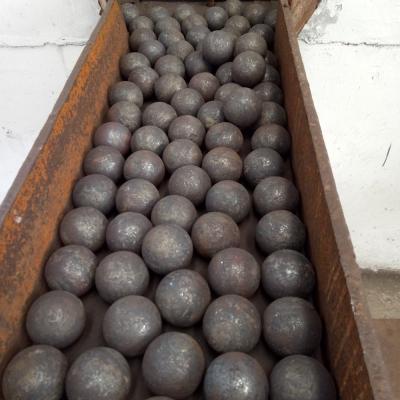 China 17mm - 120mm High Chrome Steel Ball High Manganese Steel Forged Balls For Gold Mine for sale